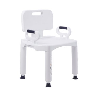 Essential Medical Supply Adjustable Molded Shower Bench with Arms ...