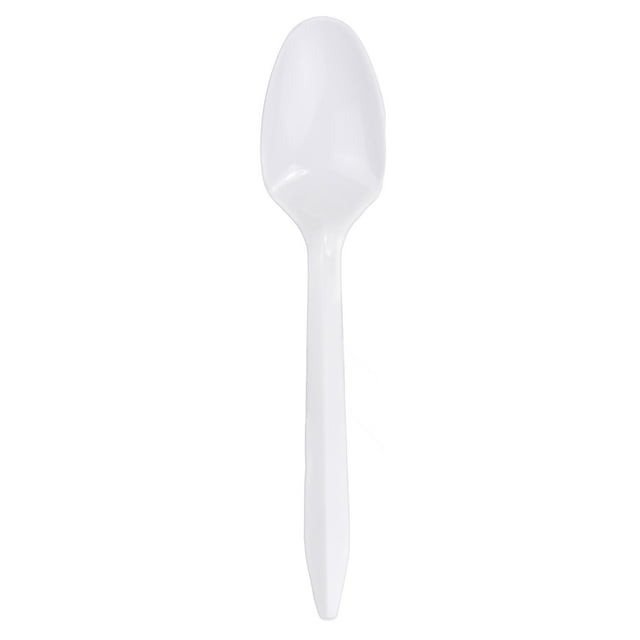 McKesson Plastic Teaspoons, Disposable Cutlery, 5 1/2 in, 1000 Ct ...