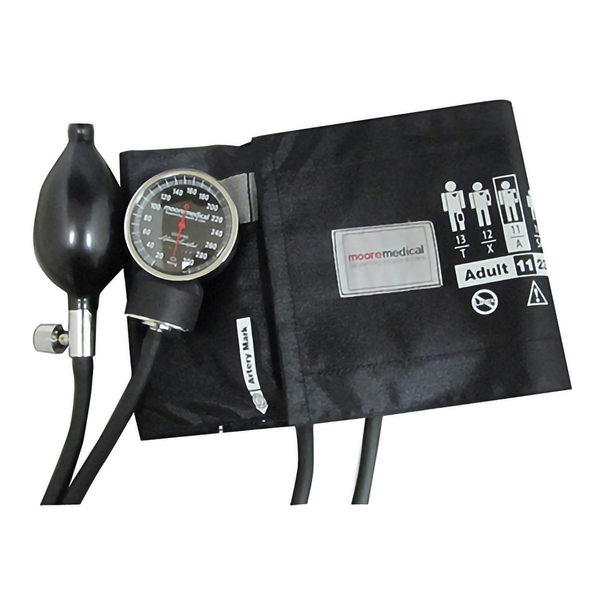 McKesson Premium Adult Cuff Arm Aneroid Sphygmomanometer Unit 2-Tubes ...