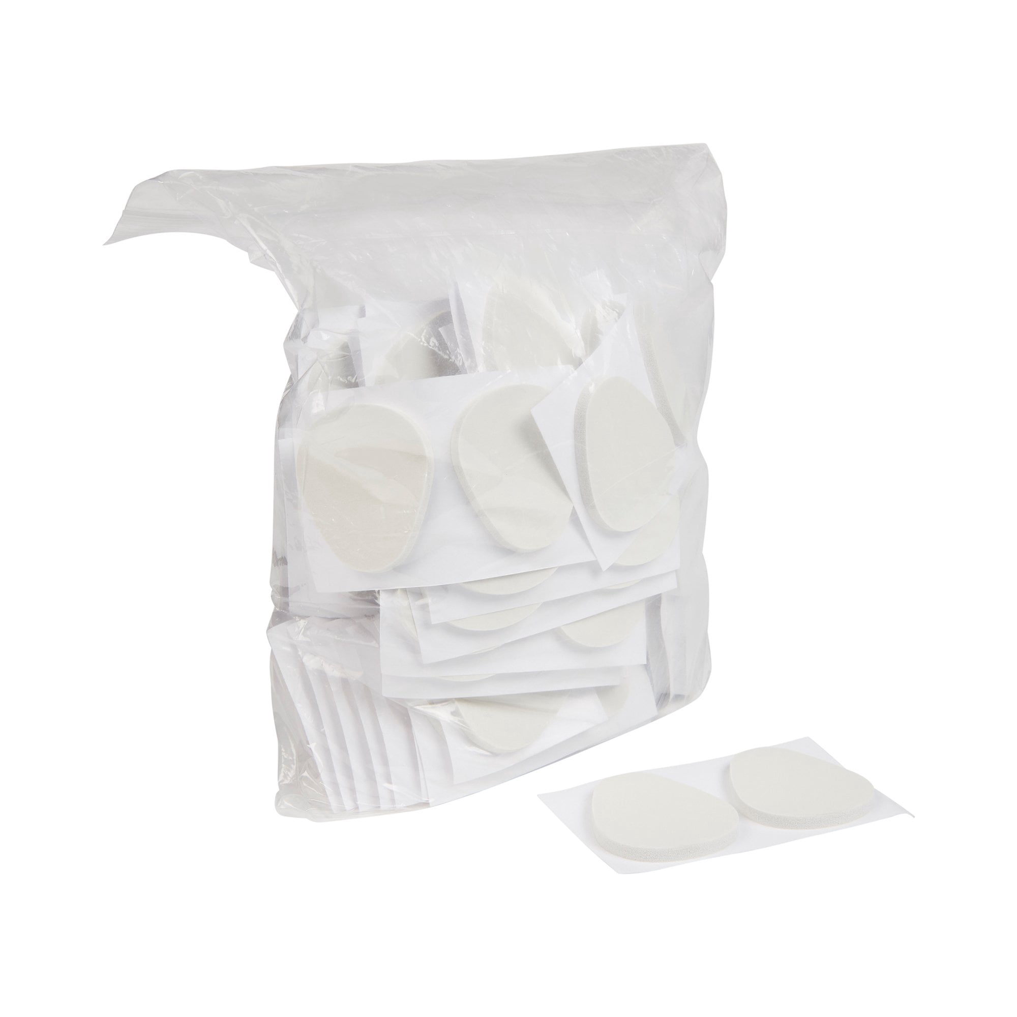 McKesson Protective Foot Pads - Foam, Adhesive, Teardrop-Shaped, White ...