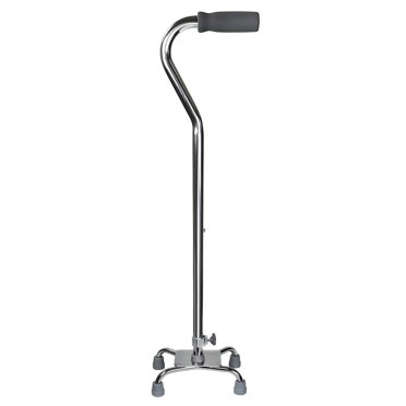 Drive Medical Adjustable Quad Small Base Walking Cane with Foam Grip ...