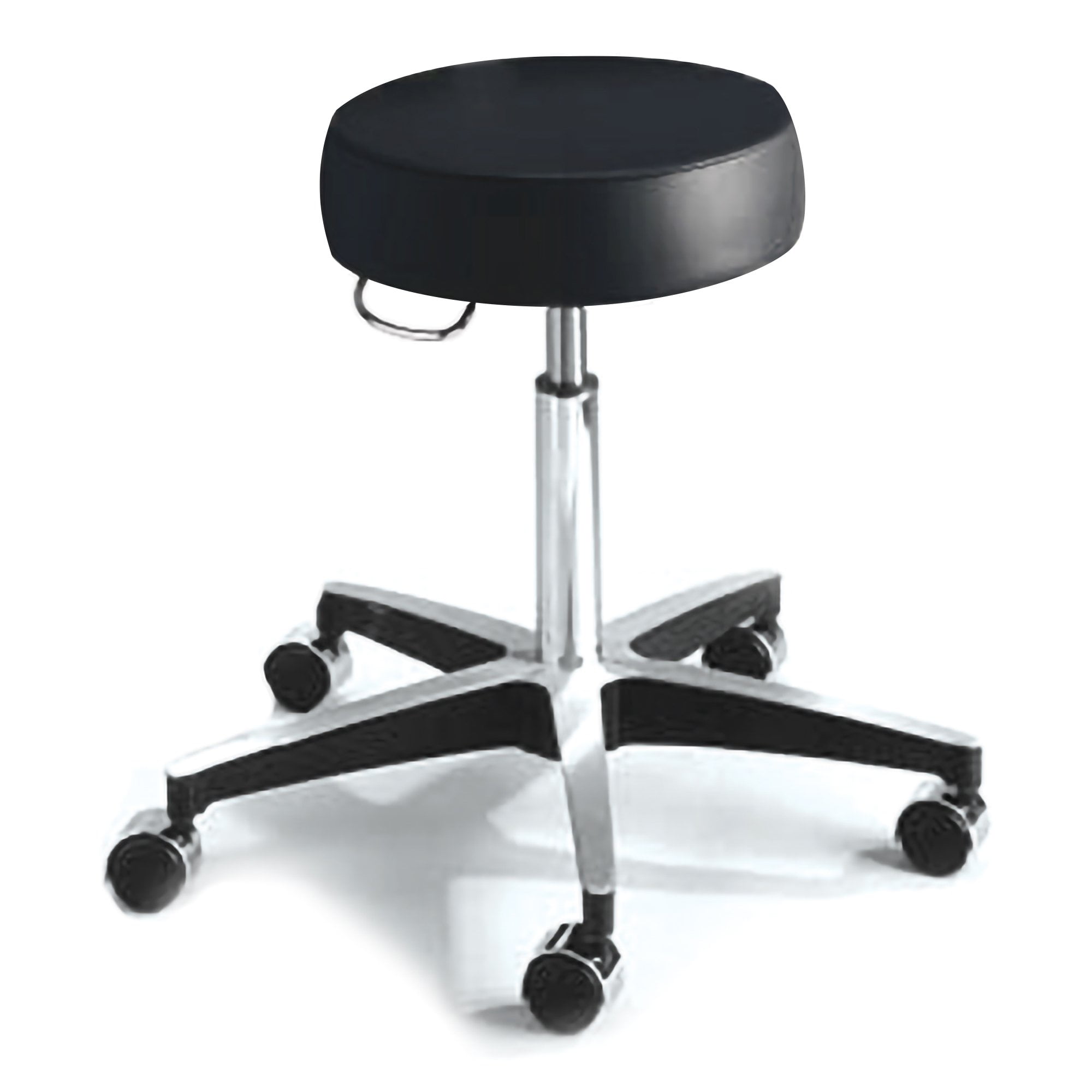 McKesson Round Pneumatic Exam Stool, Comfortable Medical Chair - Black ...
