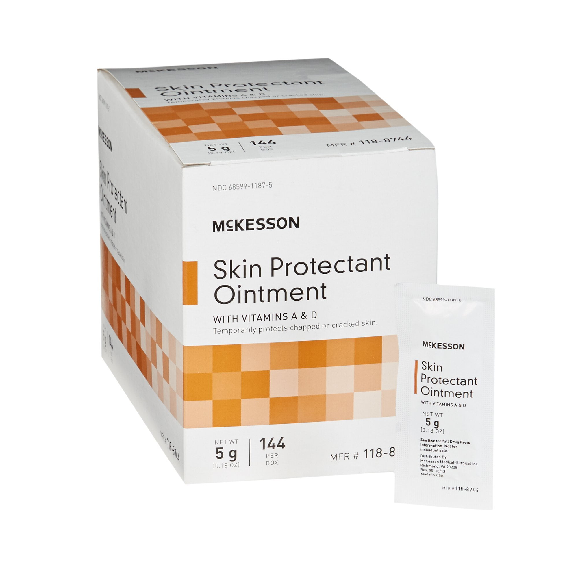 McKesson Skin Protectant A&D OINTMENT, 5 gram Foil Packet, 144 Count ...