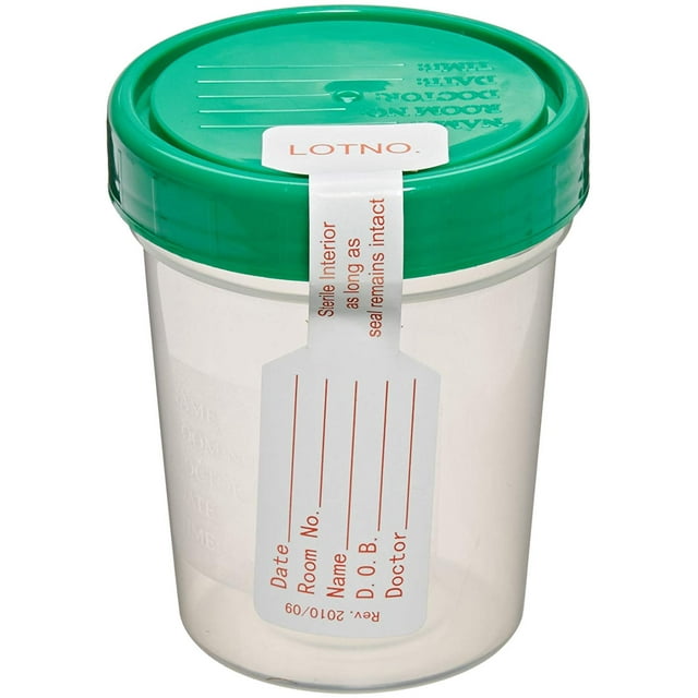McKesson Specimen Container Polypropylene Screw Cap 4 Oz 12 Ct ...