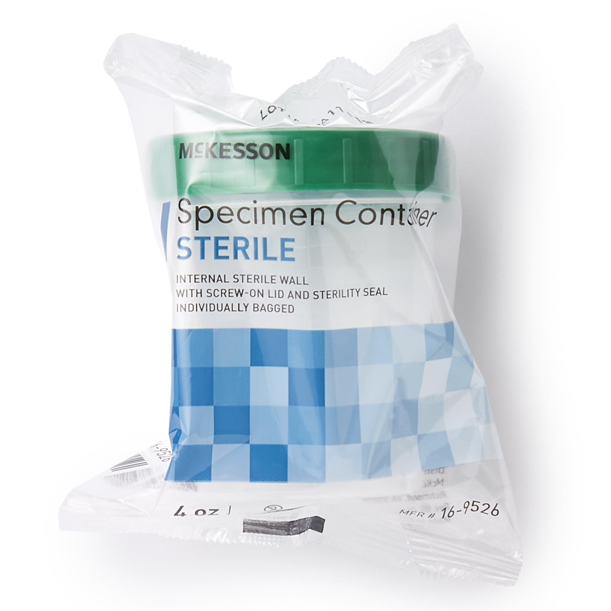 McKesson Specimen Containers - Sterile, Leak-Proof Lid with Tamper Seal ...