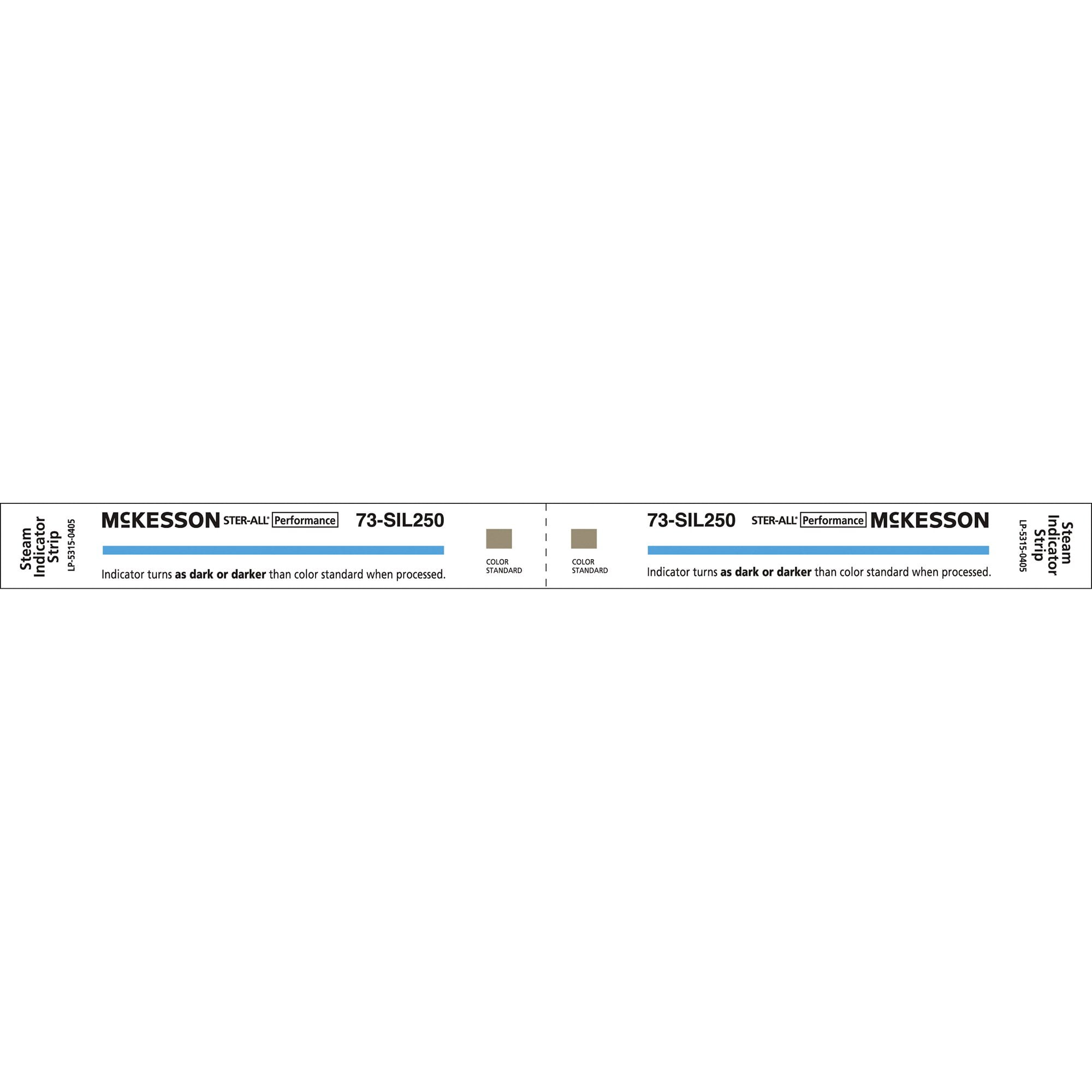 McKesson Sterilization Chemical indicator Strips for Steam Sterilizers ...