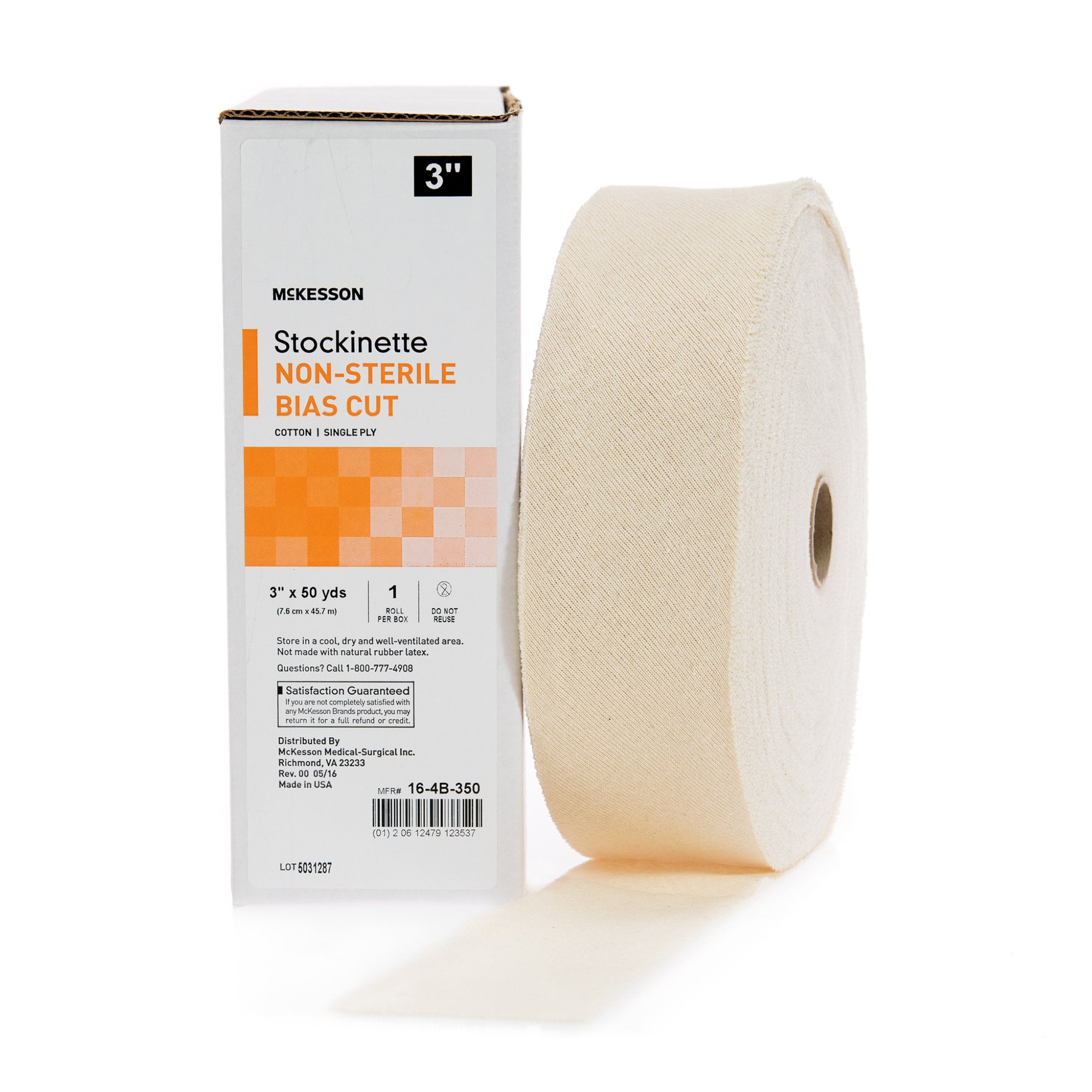 McKesson Medical Wound Wraps, Cotton Stockinette Bandage Roll Gauze ...