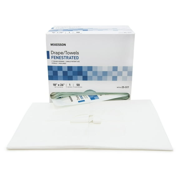 McKesson Surgical Drape Disposable First Aid Gauze Sterile Case of 300 ...