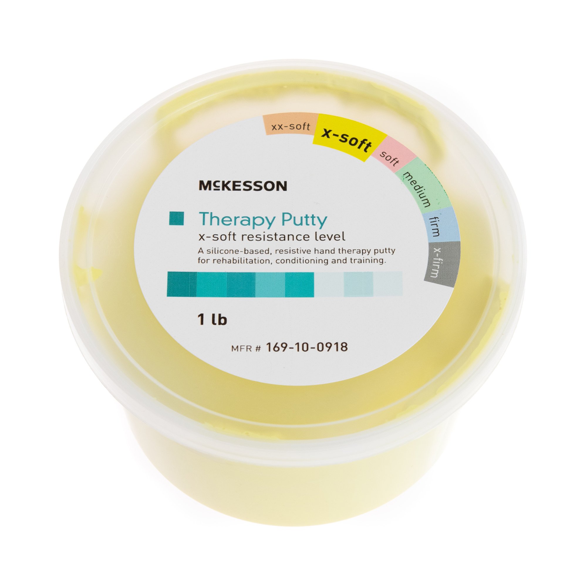 McKesson Therapy Putty for Grip Strength - Yellow, X-Soft Resistance, 1 ...