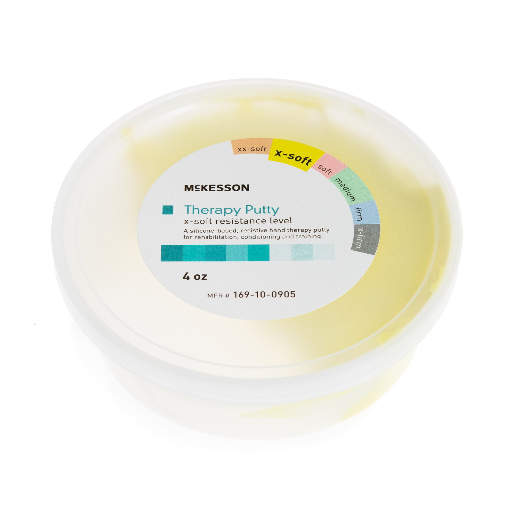 McKesson Therapy Putty for Grip Strength - Yellow, X-Soft Resistance, 4 ...