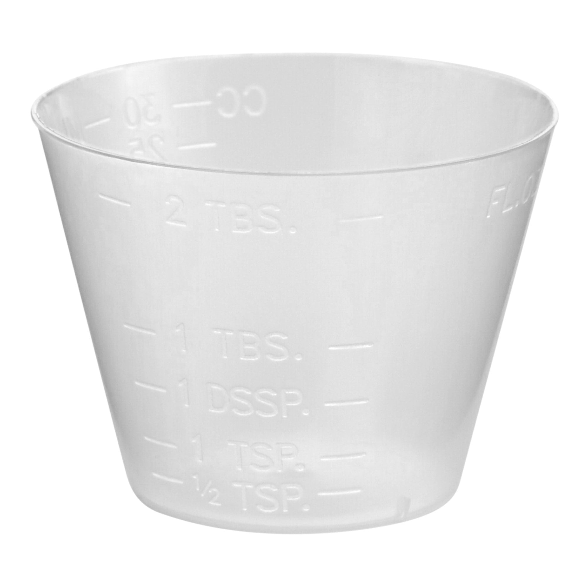 Cypress Disposable Graduated Plastic Medicine Cups, 1 oz, 100 Count, 50 ...