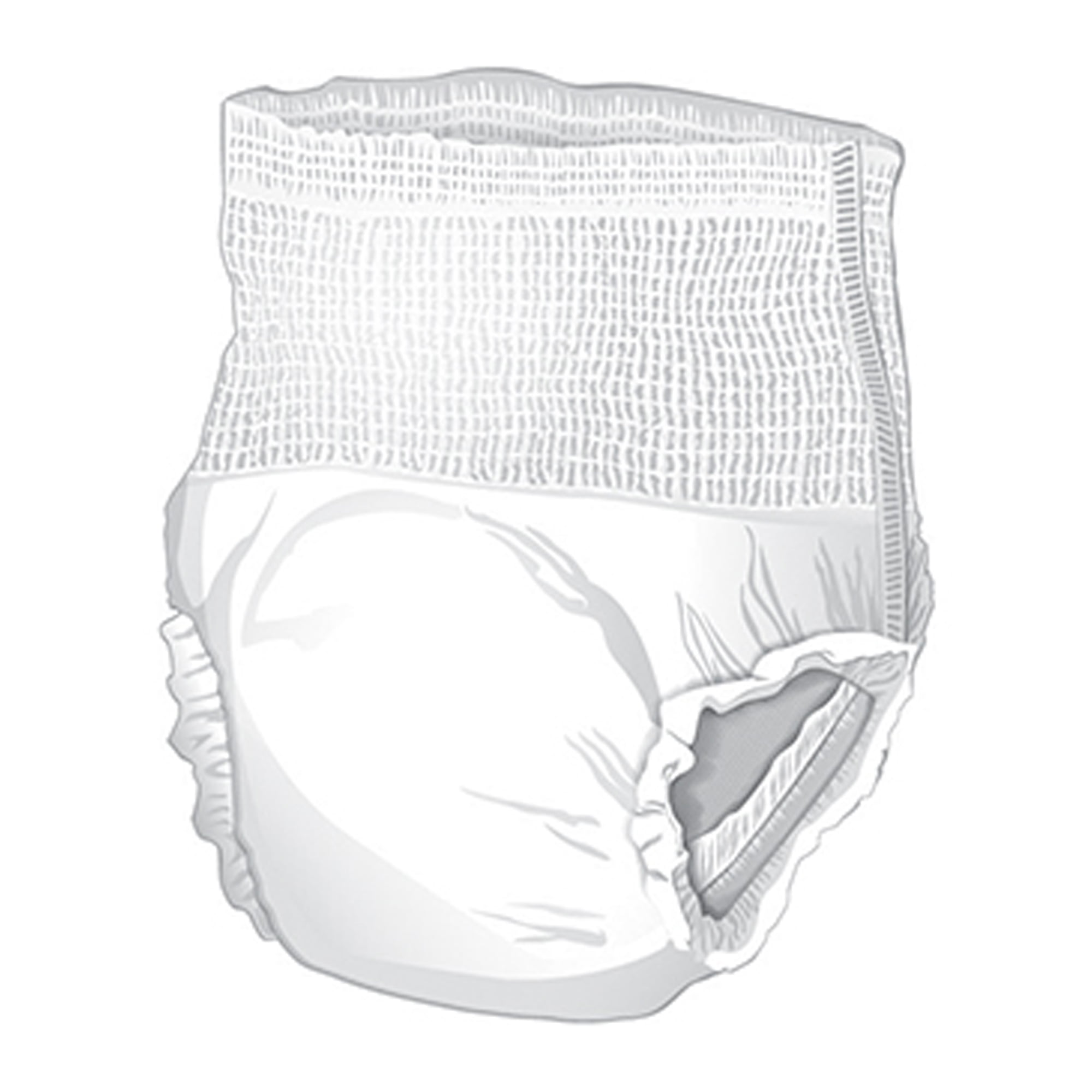 McKesson Ultimate Underwear, Incontinence, Maximum Absorbency, Medium ...