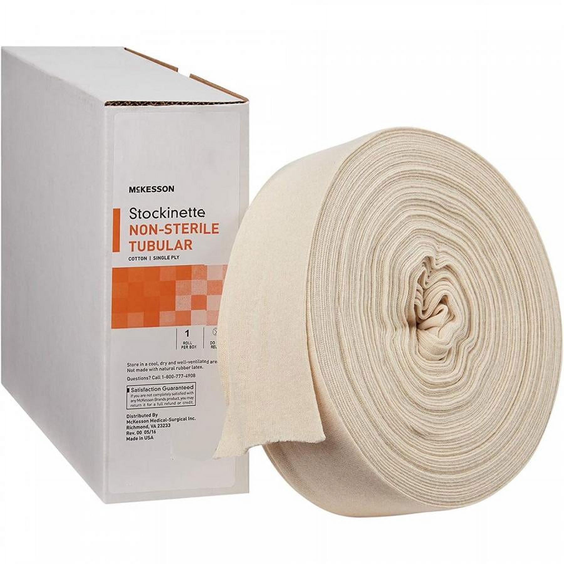 McKesson White Polyester Tubular Stockinette, 6 Inch x 25 Yard, 1 Count ...