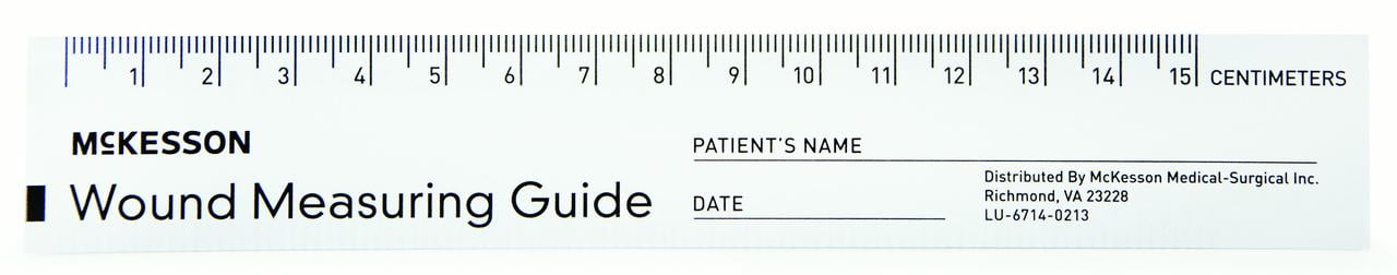 McKesson Wound Measuring Guide 6 Inch 6 Inch Paper , 533-LR - Pack of ...