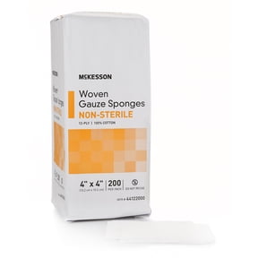 McKesson 6-Ply Split Sponges, Sterile Medical Gauze Dressings ...