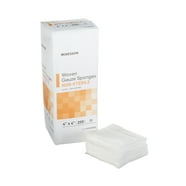 McKesson Sterile Cotton Wound Dressings 2x2 Inch, 8-Ply Gauze Sponges ...