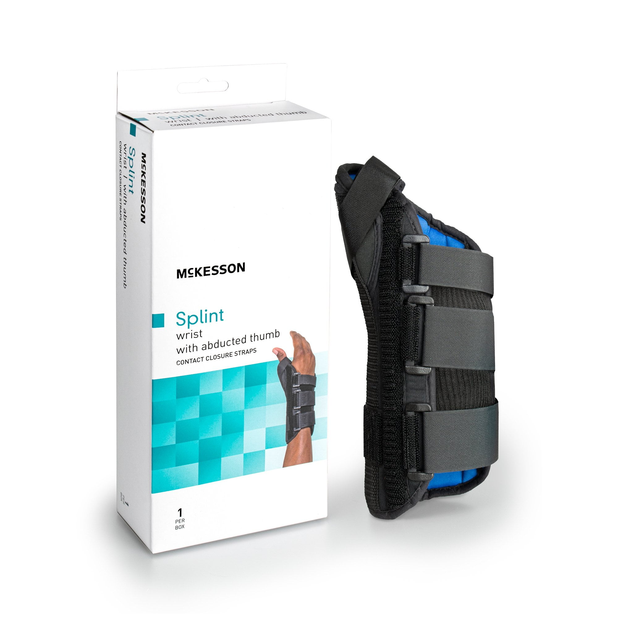McKesson Wrist Splint with Thumb Spica, Brace for Injury - Right Hand ...