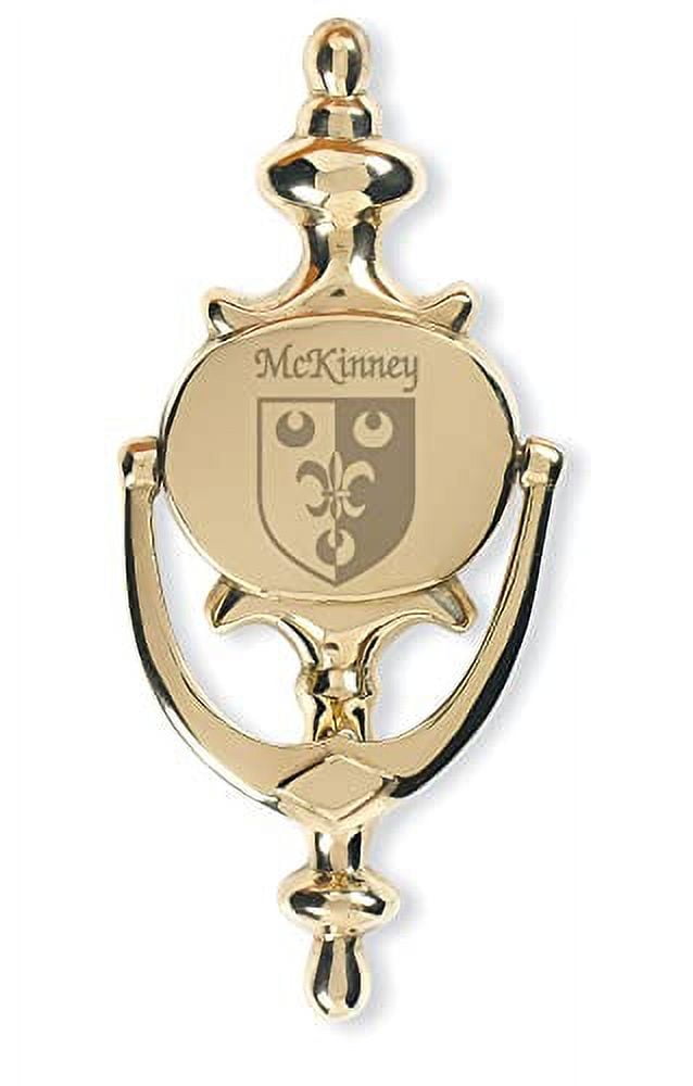 McKinney Irish Coat of Arms Brass Door Knocker - Walmart.com