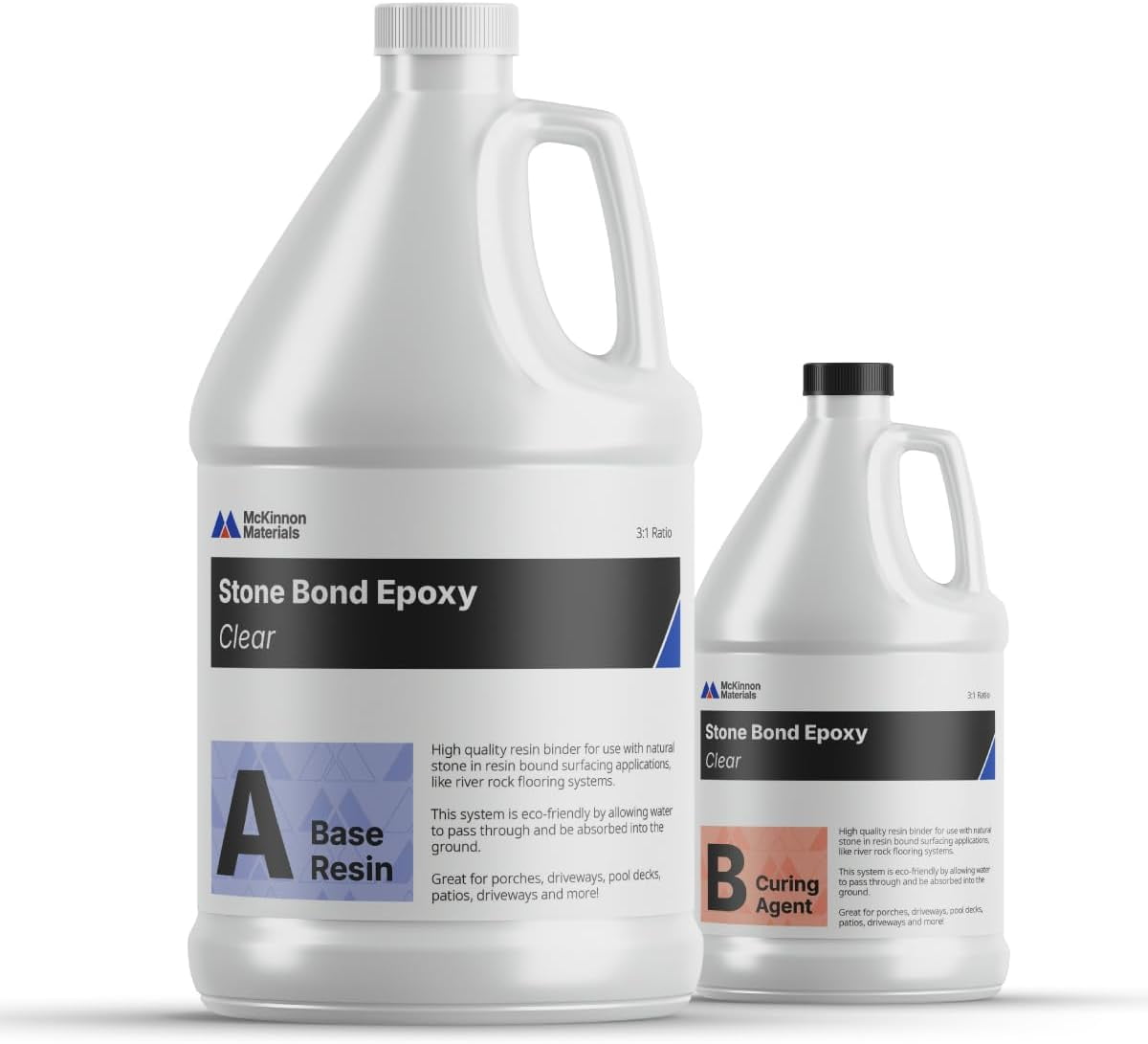 McKinnon Stone Bond Epoxy, 1 Gallon Kit, Resin Bound Surfacing Epoxy ...