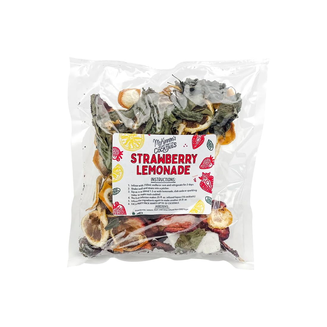 McKinnon’s Dry Craft Cocktails Strawberry Lemonade Party Pack ...