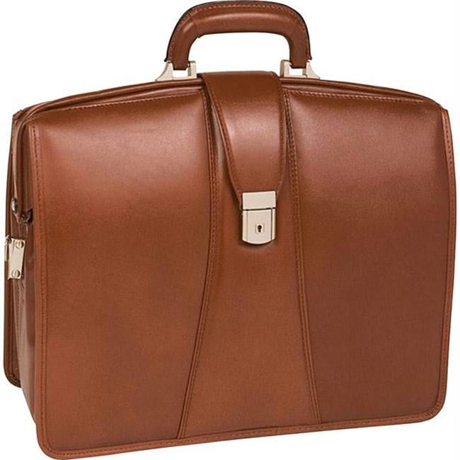 McKlein Brown Harrison 17 Inch Partners Laptop Briefcase - Brown ...