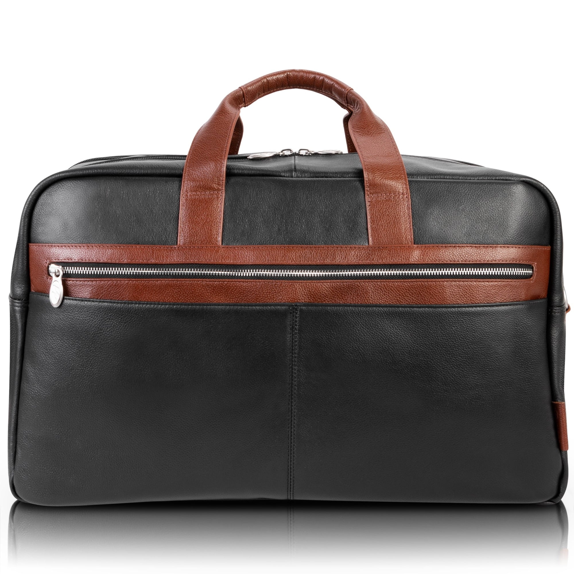 U Series | WELLINGTON | 21" Leather, Two-tone, Dual-Compartment, Laptop ...