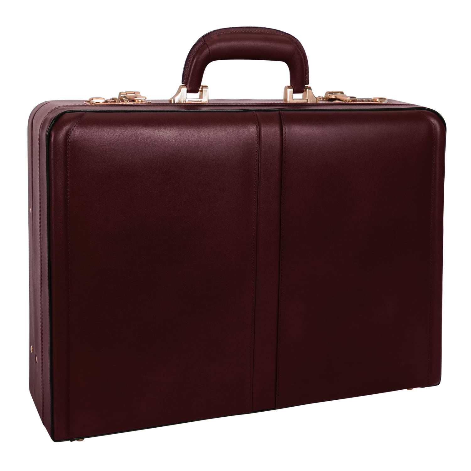 McKleinUSA Harper V Series Leather Expandable Attache Burgundy (80476 ...
