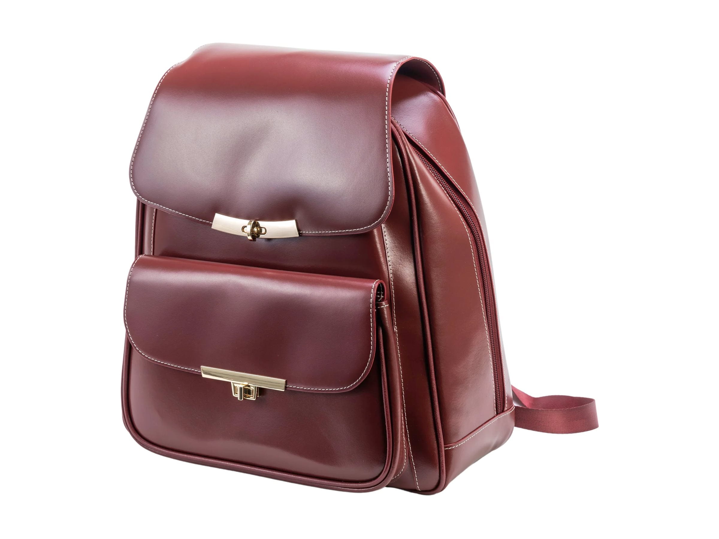 McKleinUSA KENDALL Leather Business Laptop Tablet Backpack - Walmart.com