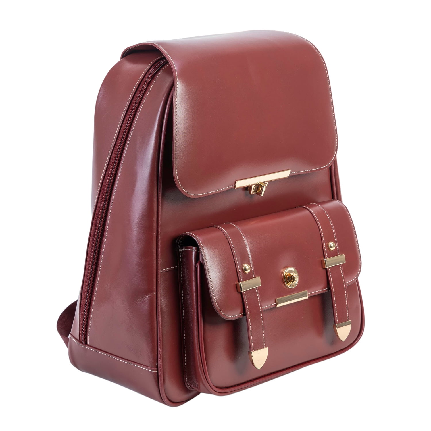 McKleinUSA MARYVILLE Leather Business Laptop Tablet Backpack - Walmart.com