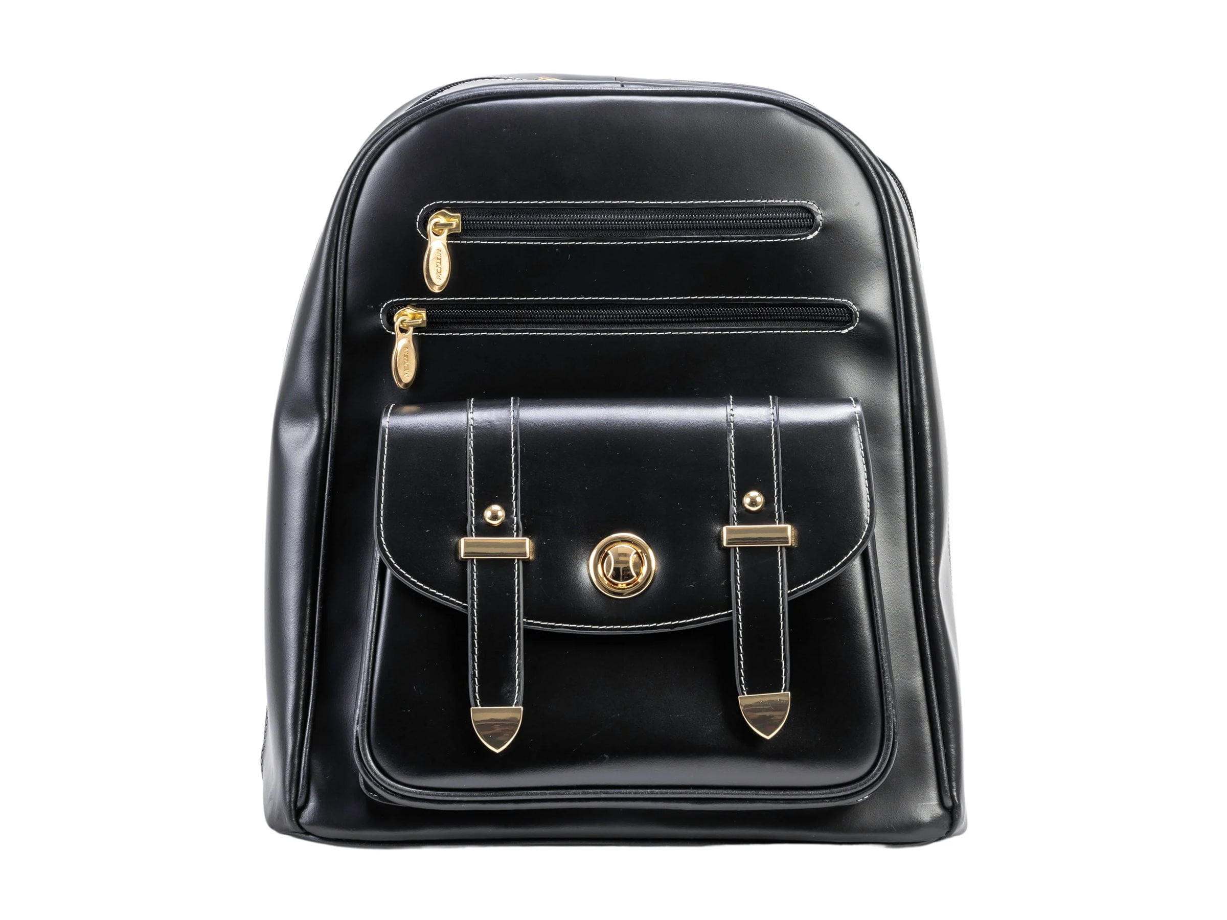 McKleinUSA ROBBINS Leather Business Laptop Tablet Backpack - Walmart.com