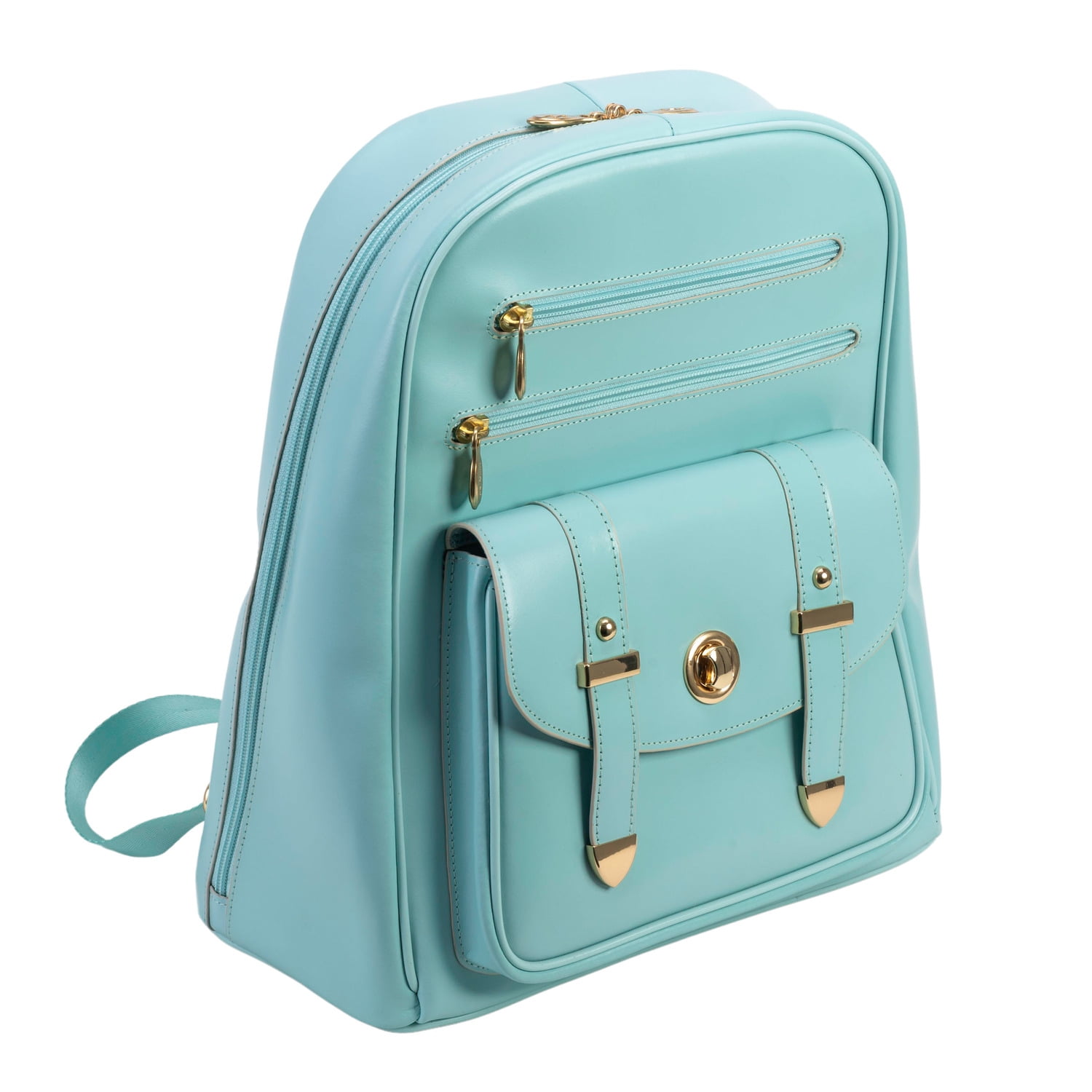 McKleinUSA ROBBINS Leather Business Laptop Tablet Backpack - Walmart.com