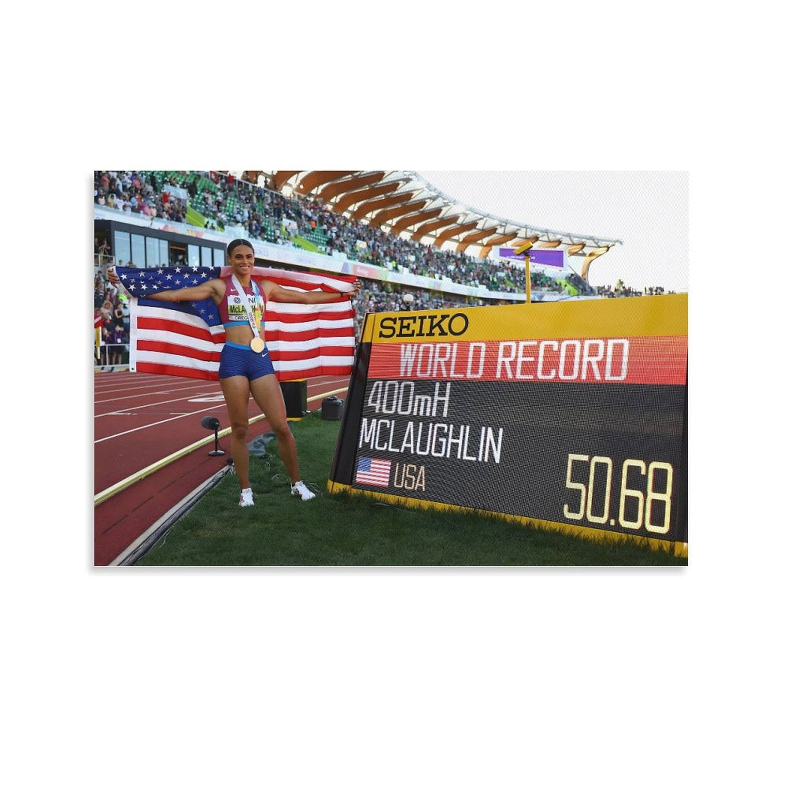 McLAUGHLIN Sydney Track And Field Athlete Poster (26) Picture Print ...