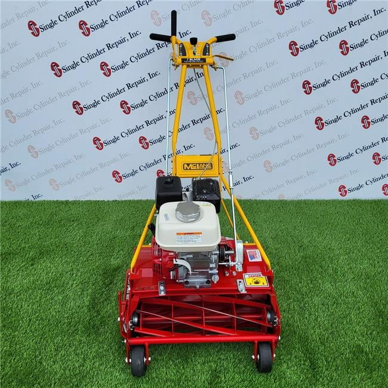 McLane 20-4G-7-GR 25 in. Self Propelled 7 Blade 4HP Honda Engine ...