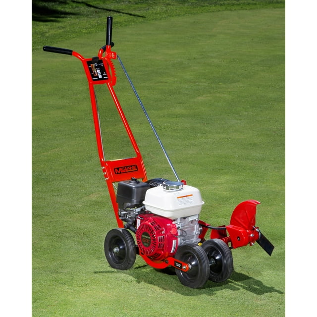 McLane 4HP Honda Gas Powered Lawn Edger with Cutting Blade, 9in Trimmer ...