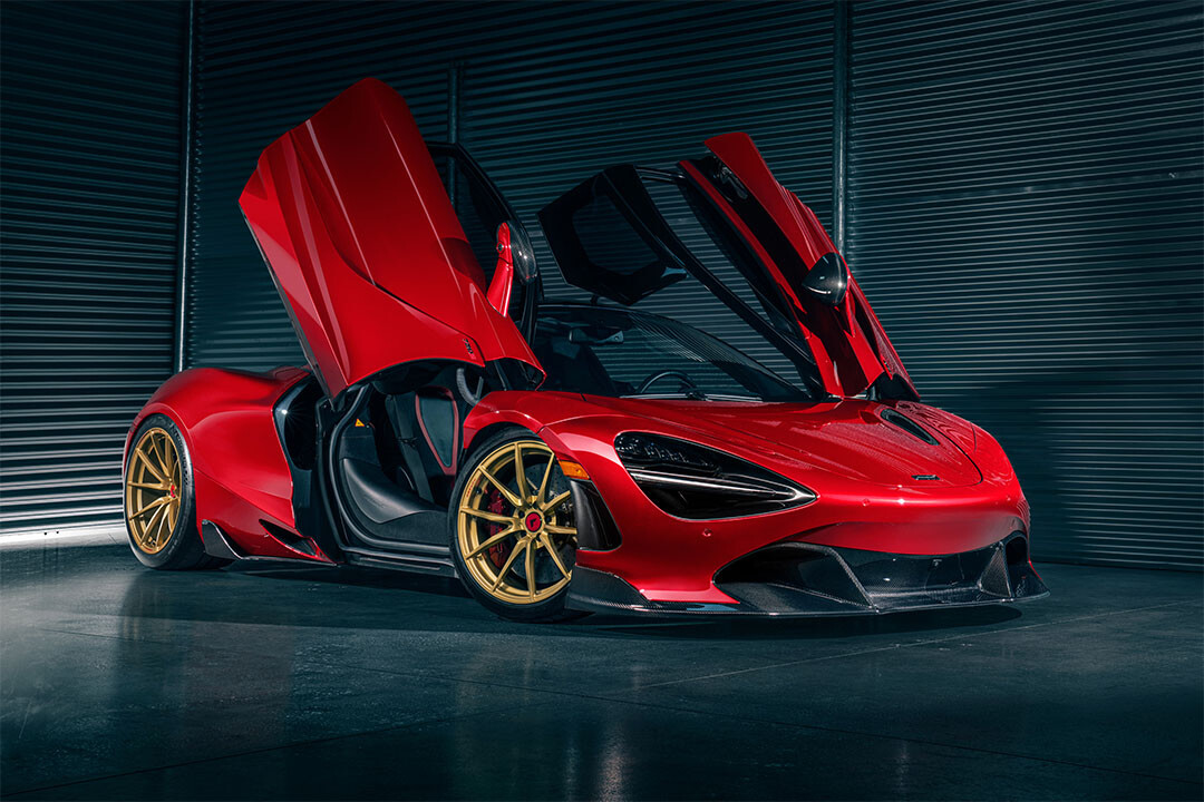 McLaren 720S Silverstone Open Doors Wall Indoor - 24x36 Inch Glossy ...