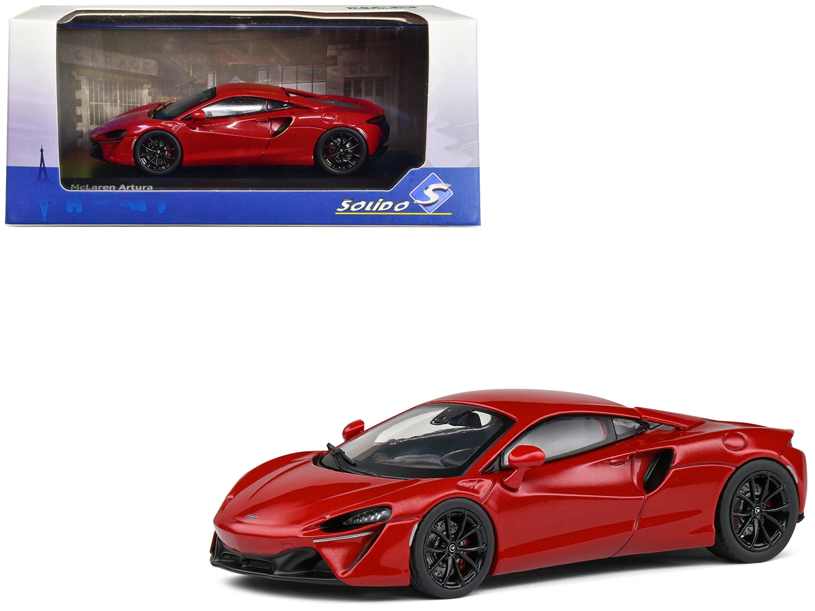 McLaren Artura Hybrid Supercar Amaranth Red Metallic 1/43 Diecast Model ...