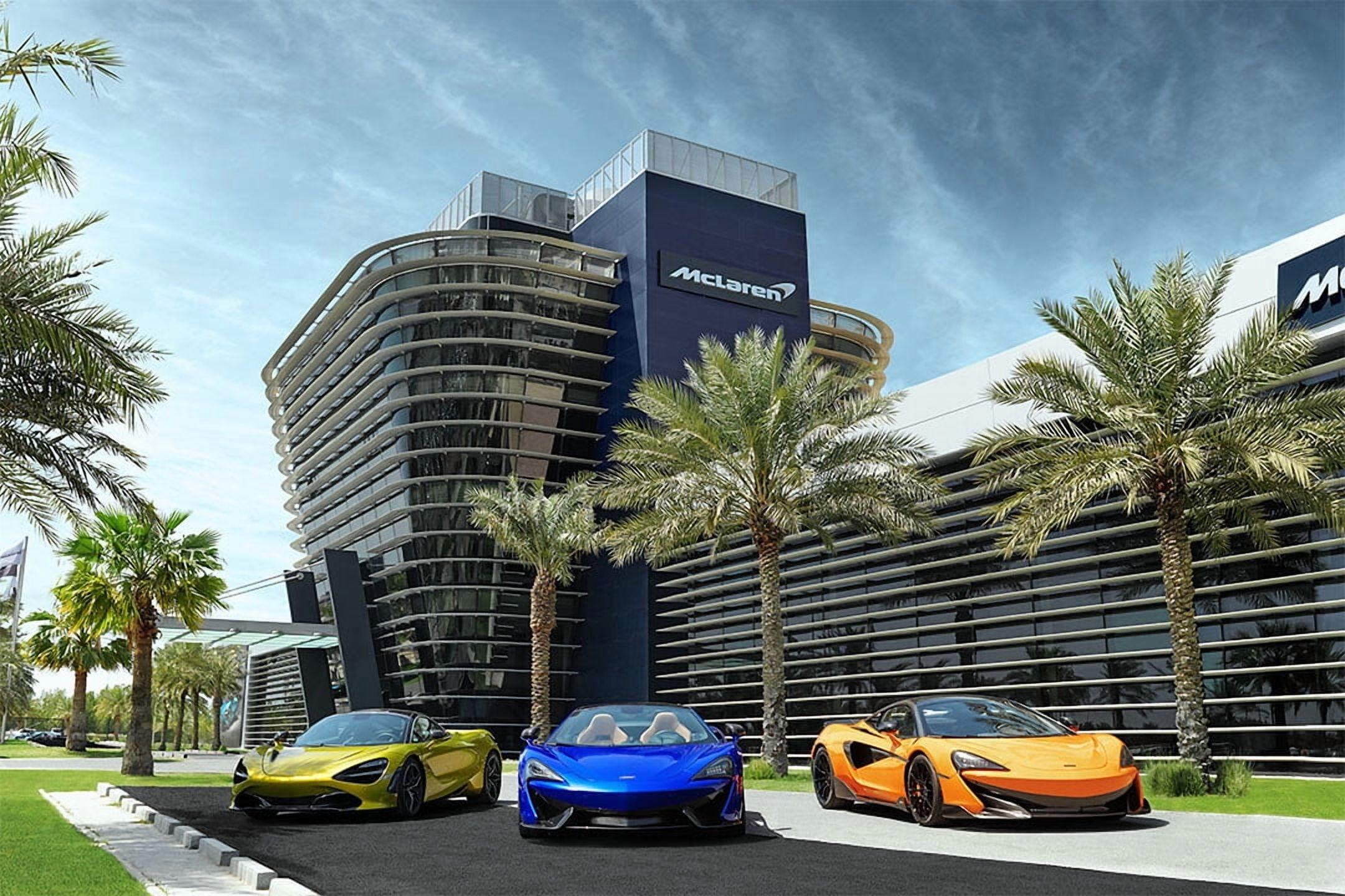 McLaren Bahrain Office Sports Car Racing Car Wall Art Home Decor ...