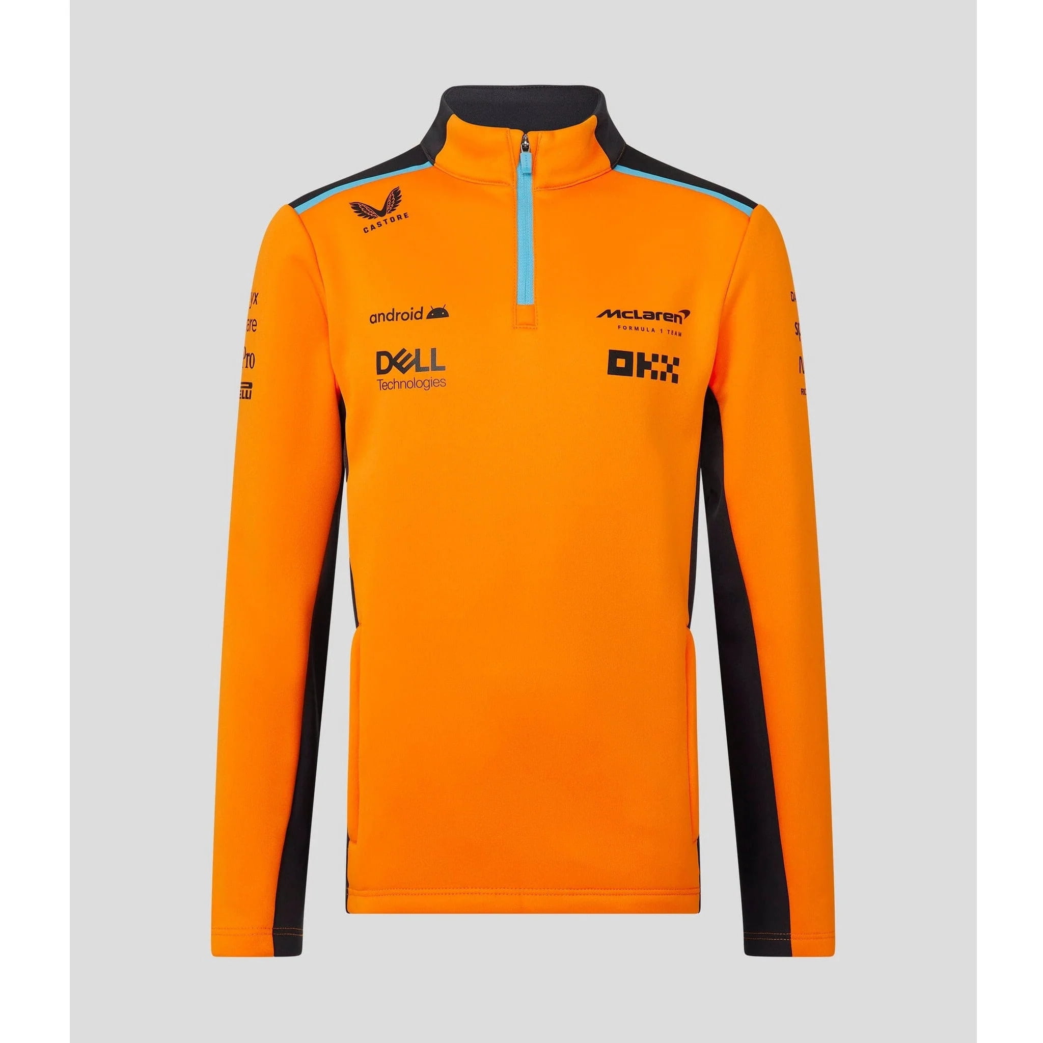 McLaren F1 Kids 2023 Team Quarter Zip Midlayer Jacket- Youth Papaya ...