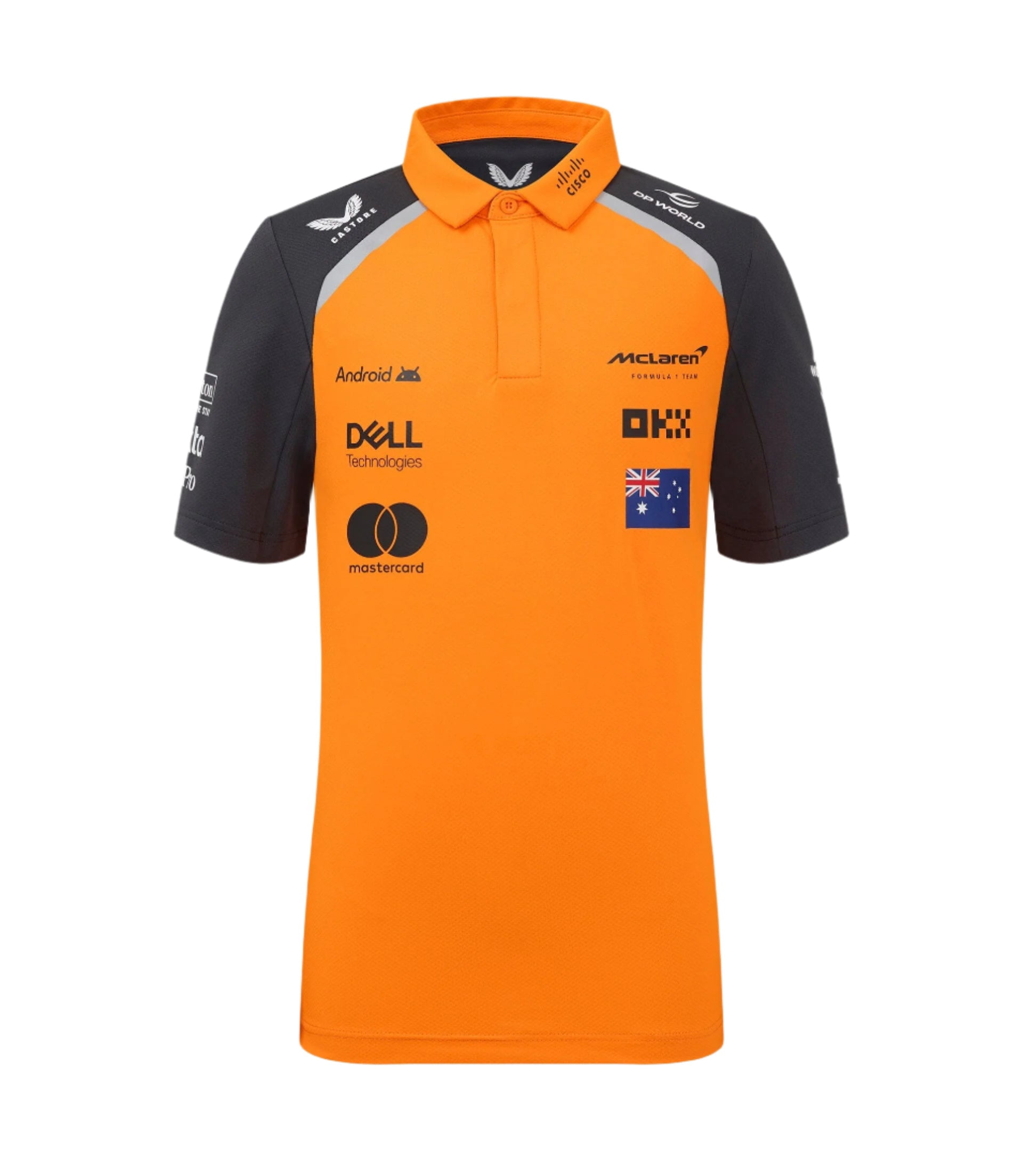 McLaren F1 Kids 2025 Oscar Piastri Team Drivers Polo Shirt- Youth ...