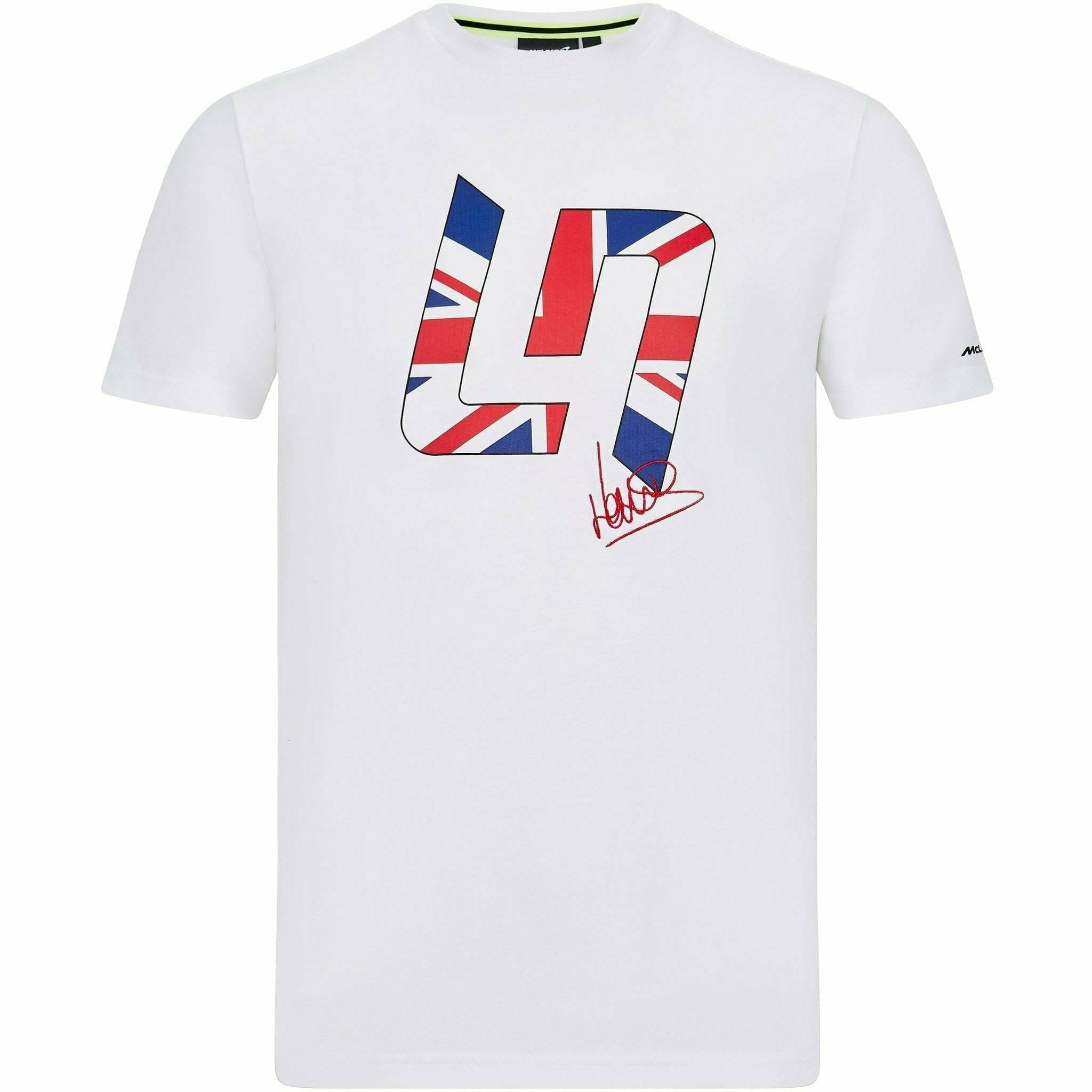 McLaren F1 Lando Norris Men's Great Britain T-Shirt White - Walmart.com
