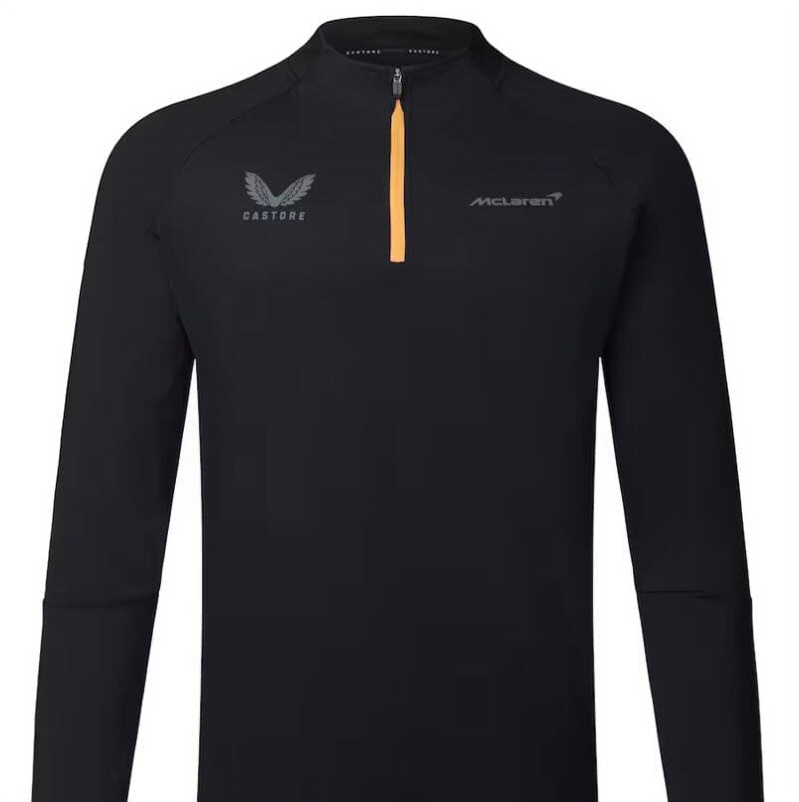 McLaren F1 Men's 1/4 Zip Midlayer- Black/Grey - Walmart.com