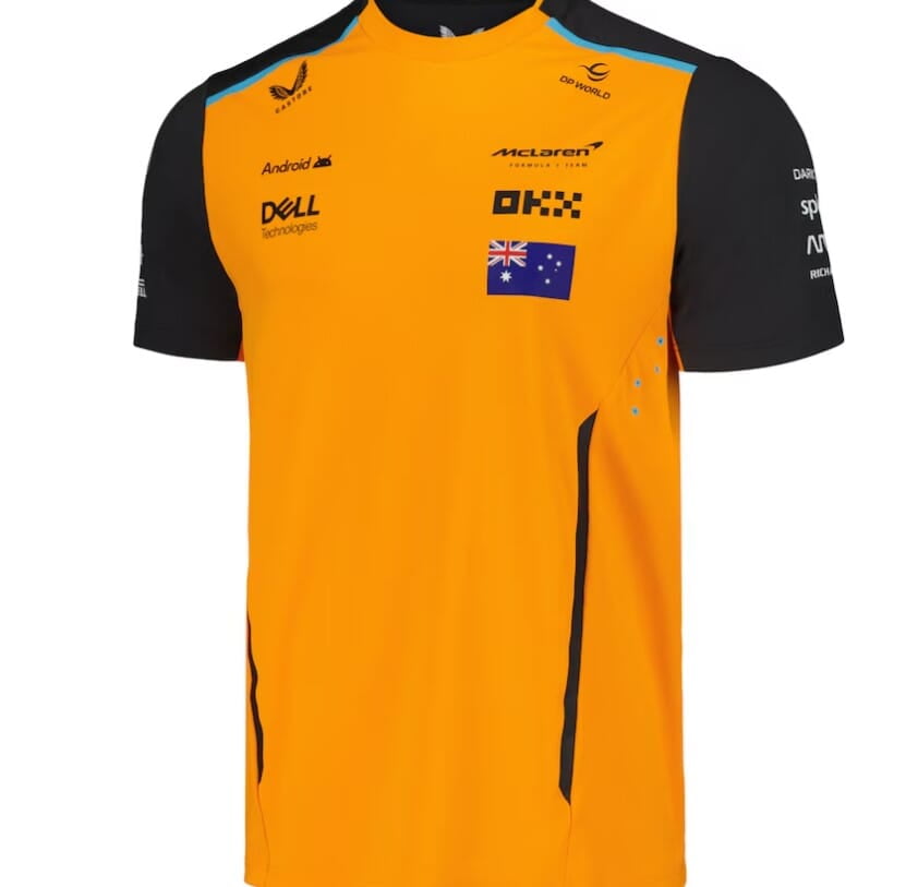McLaren F1 Men's 2024 Oscar Piastri Team Replica Set Up T-Shirt ...