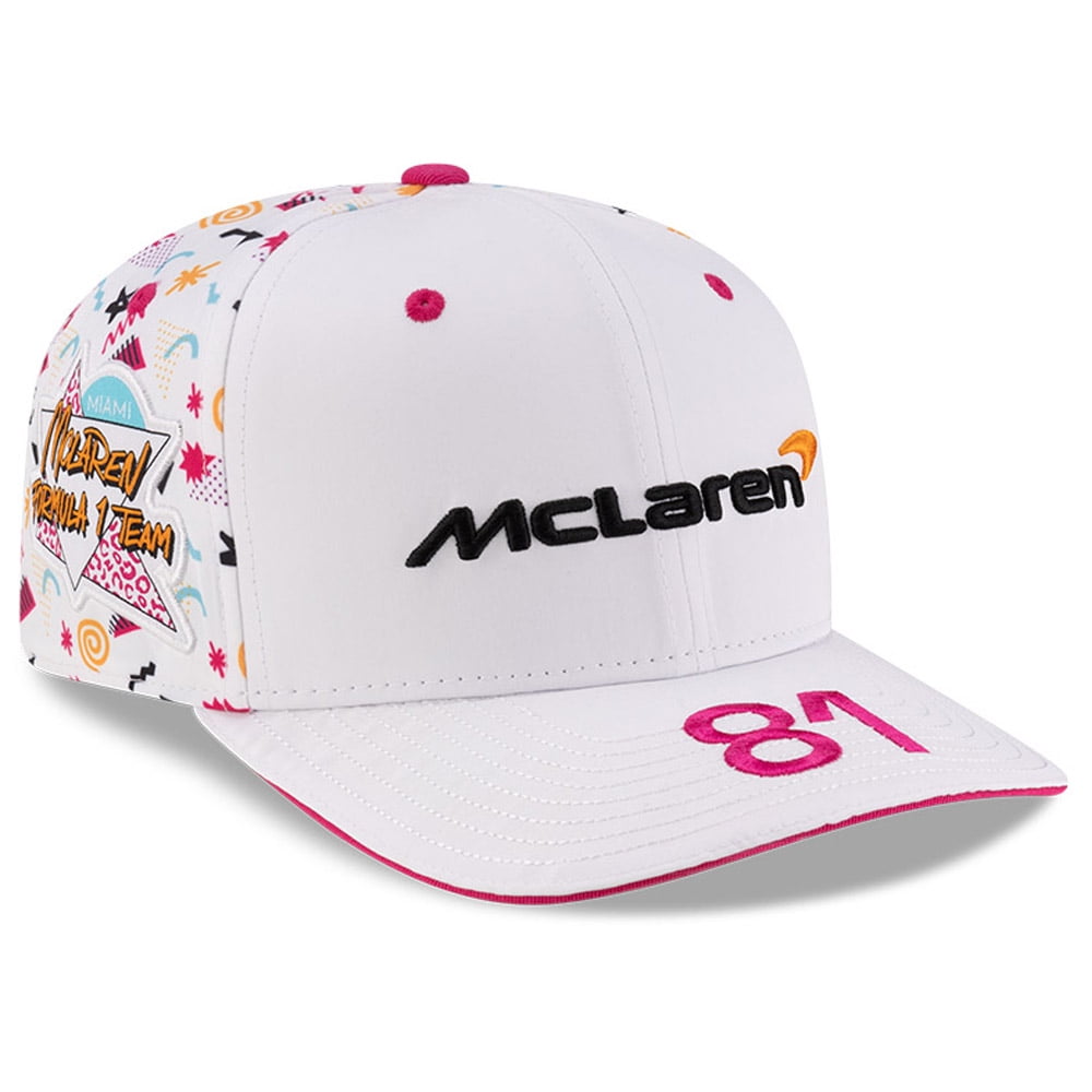 Men's New Era Oscar Piastri White McLaren F1 Team 2025 Miami Grand Prix ...
