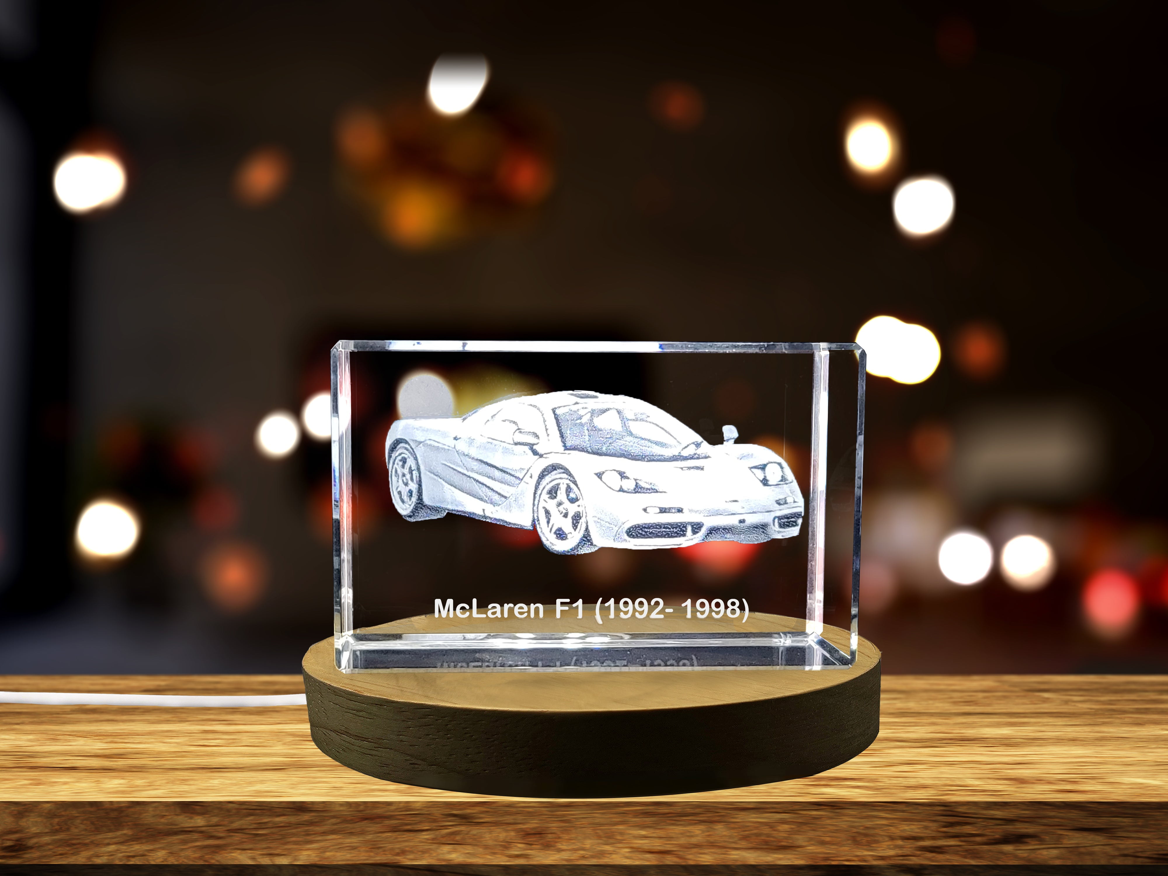 McLaren F1 Supercar Collectible Crystal Sculpture | Seminal 1992-1998 ...