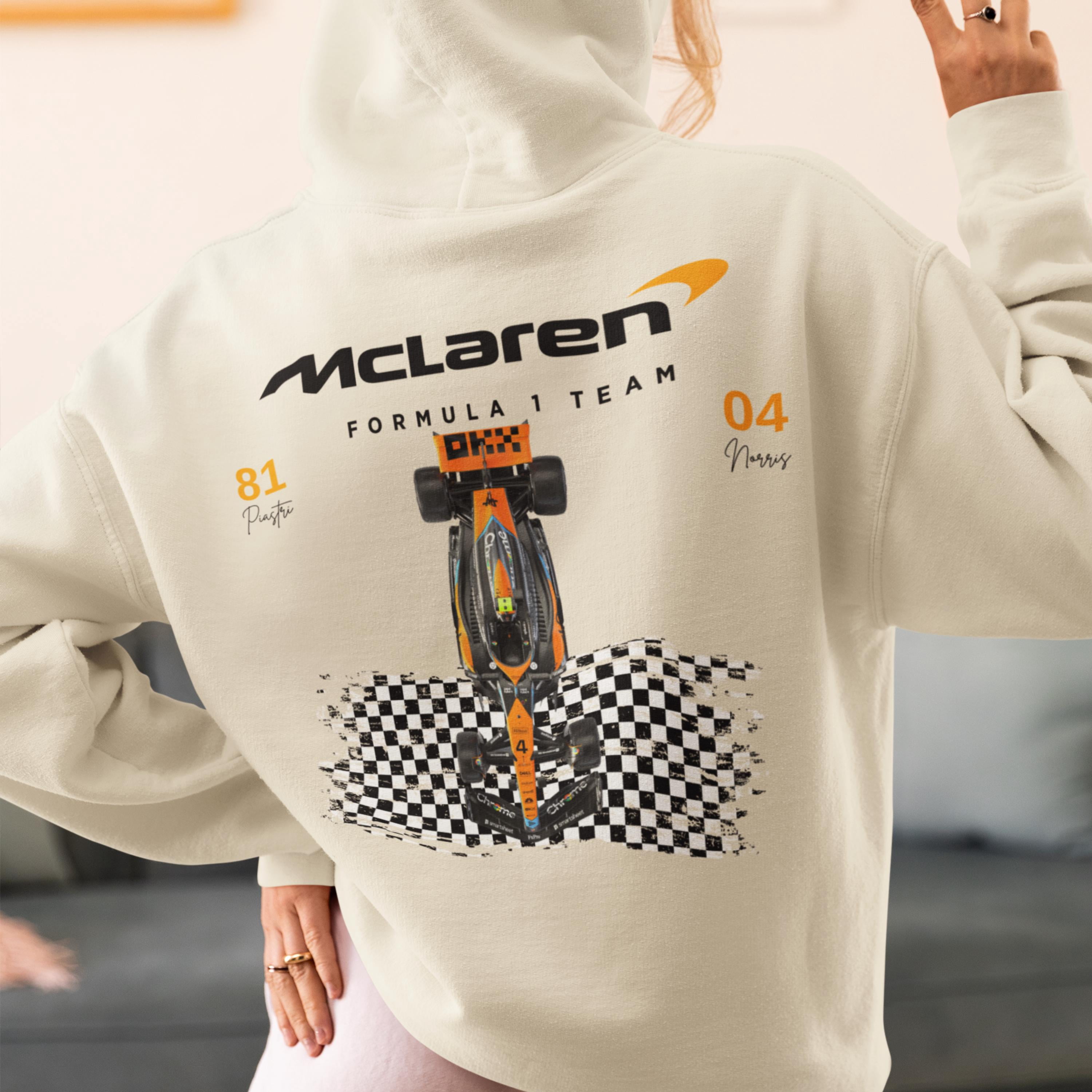 McLaren F1 Team Hoodie: Lando Norris & Oscar Piastri 2025 Racing ...