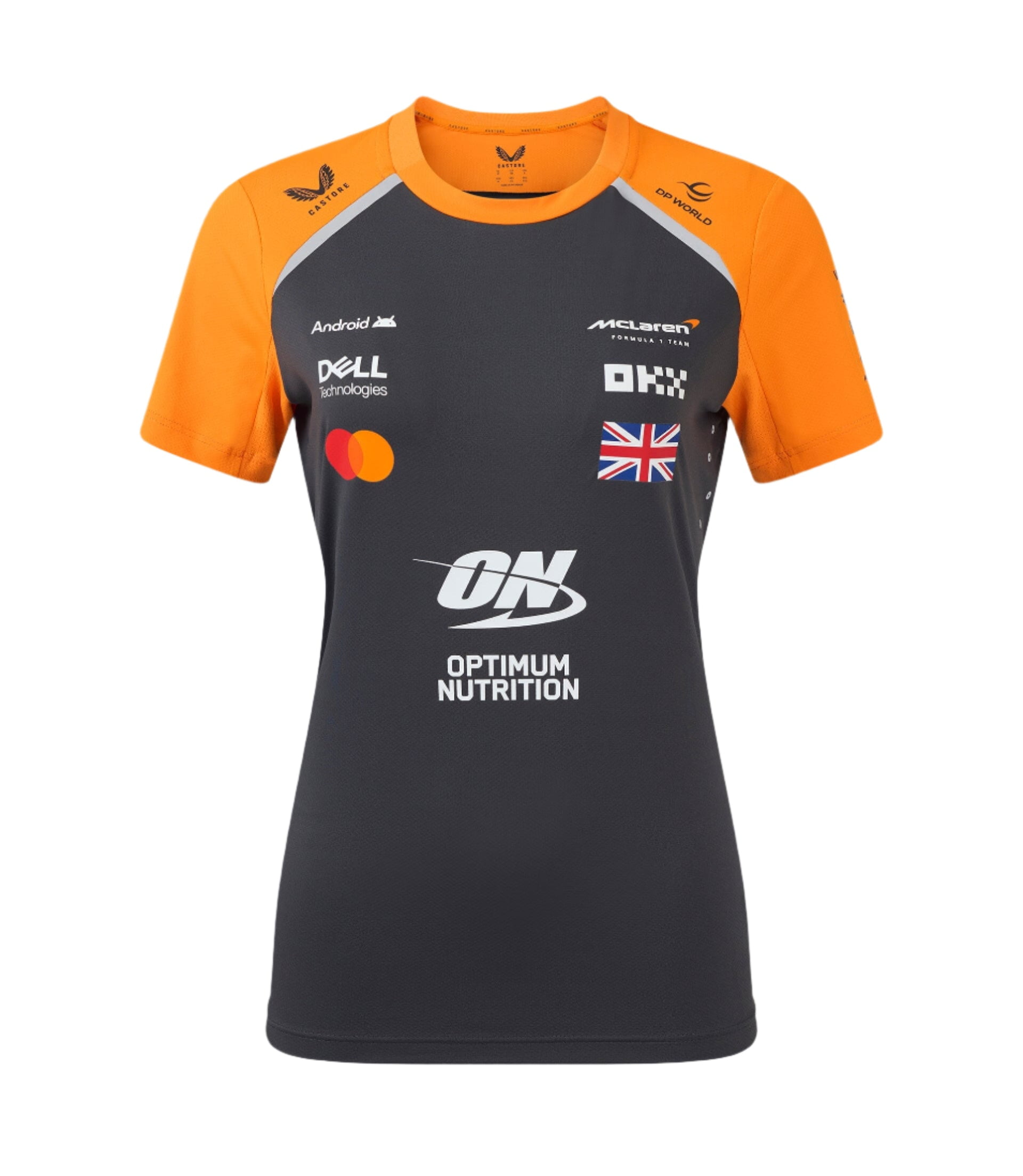 McLaren F1 Women's 2025 Lando Norris Team Drivers T-Shirt- Papaya ...