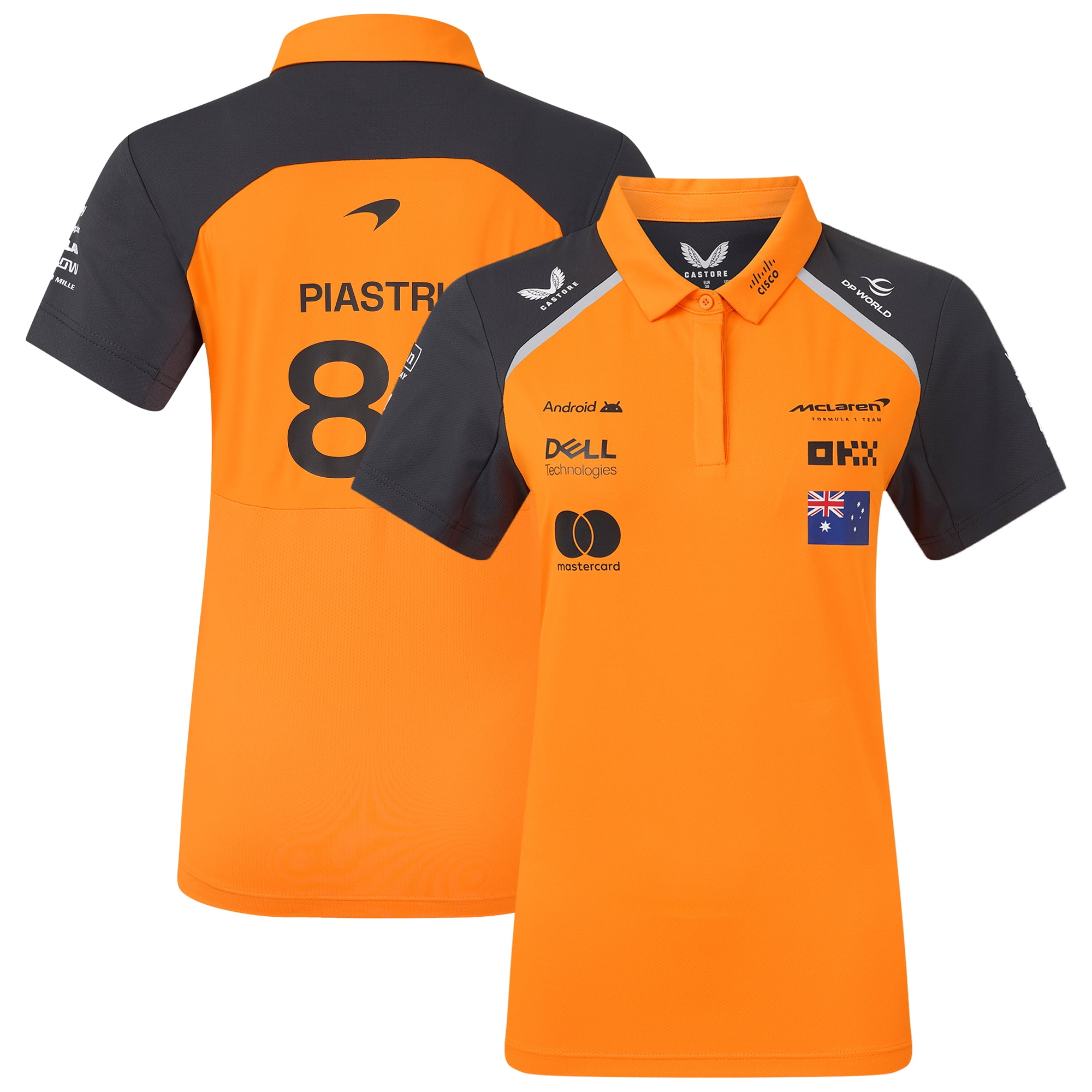 Women's McLaren Oscar Piastri Orange/Anthracite McLaren F1 Team 2025 ...