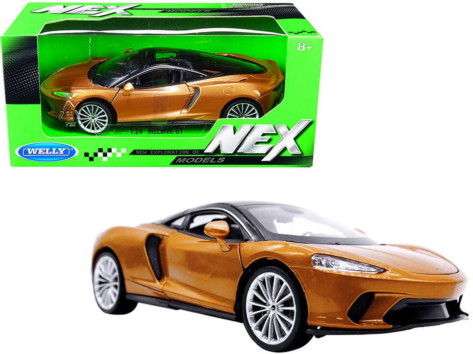 McLaren GT Gold Metallic with Black Top "NEX Models" 1/24 Diecast Model ...