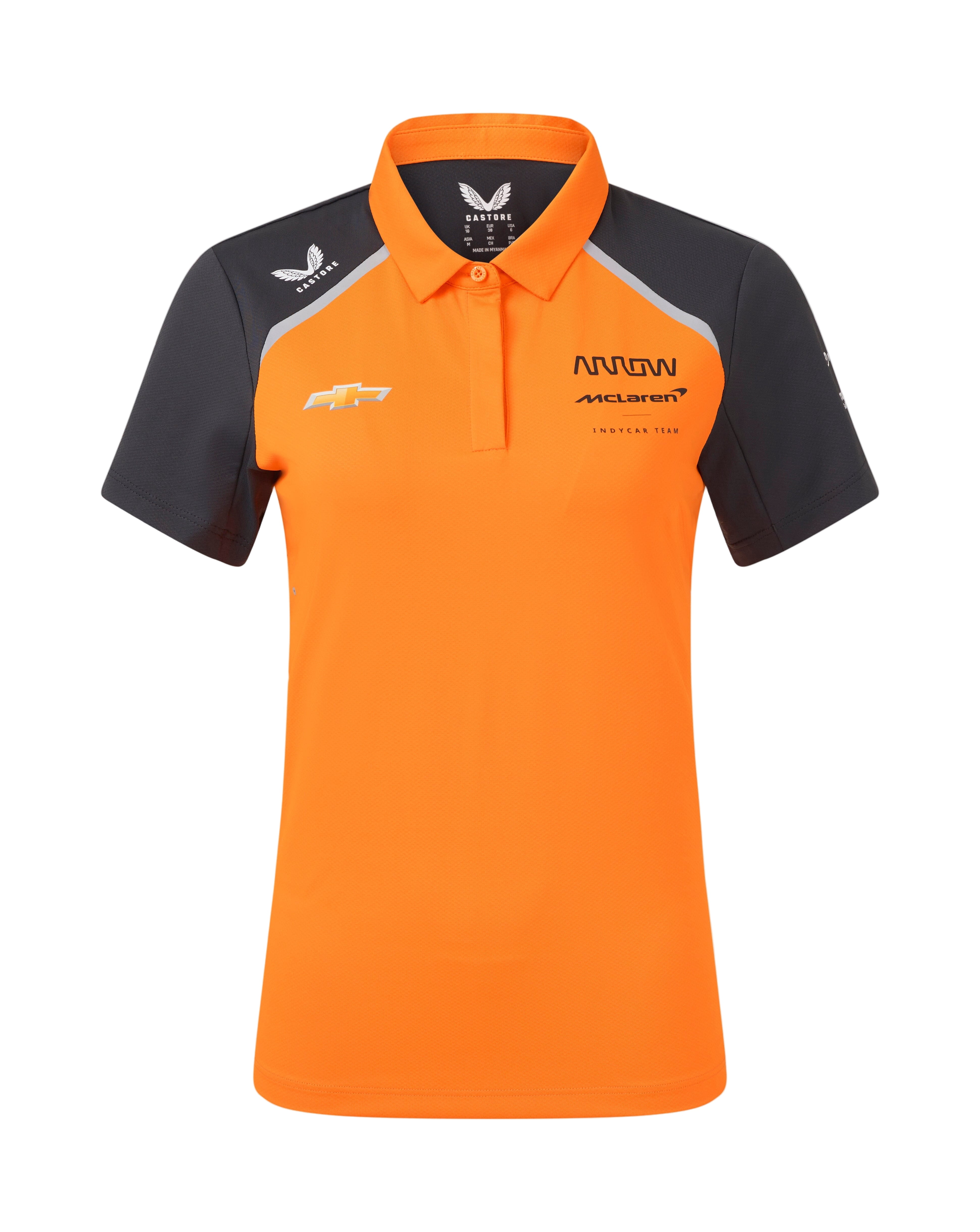 McLaren Indy Car 2025 Women's Team Polo Shirt - Papaya - Walmart.com