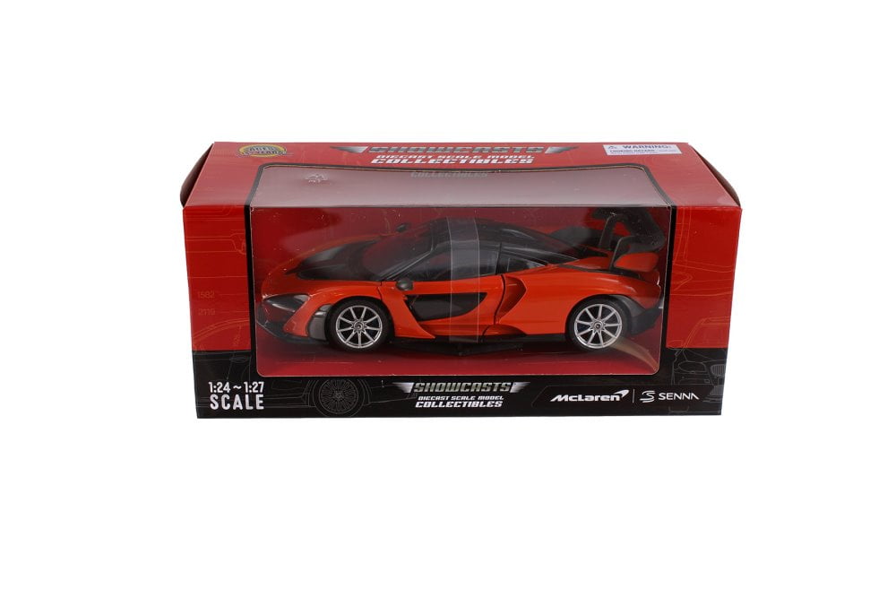 McLaren Senna, Orange - Showcasts 71355OR - 1/24 Scale Diecast Model ...
